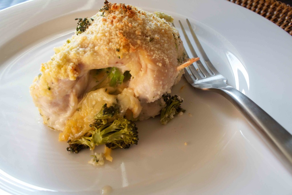 Broccoli and Cheese Stuffed Chicken