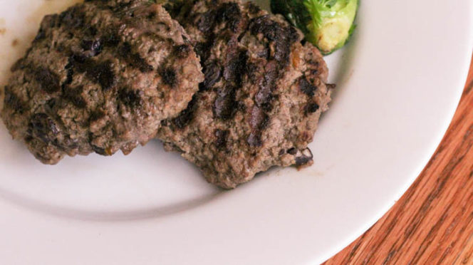 Black Bean Beef Burger | Bariatric Food Coach