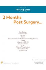 Lab Work after Bariatric Surgery