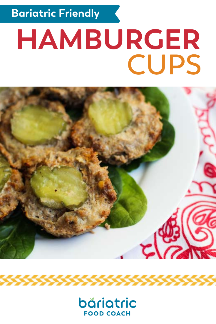 Hamburger Cups | Bariatric Food Coach