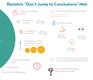 Bariatric "Don't Jump to Conclusions" Mat
