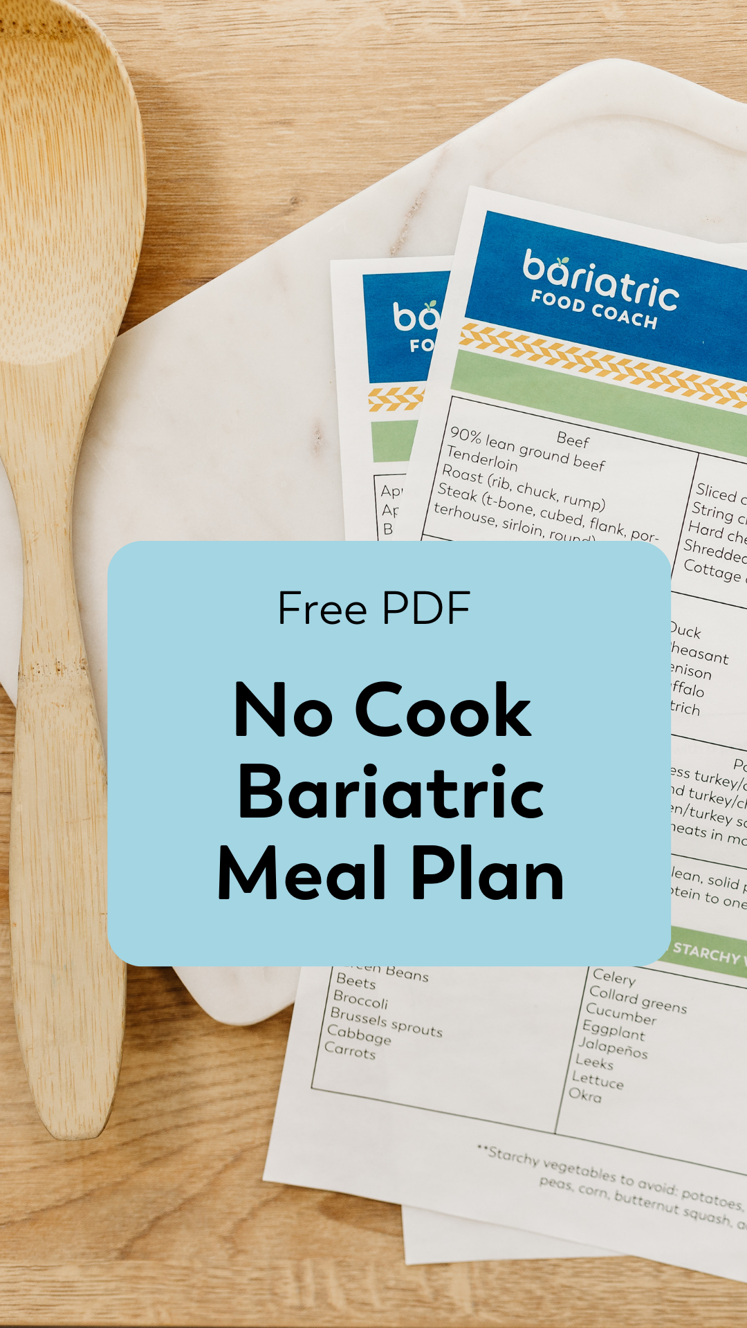 Free No Cook Bariatric Meal Plan! | Bariatric Food Coach